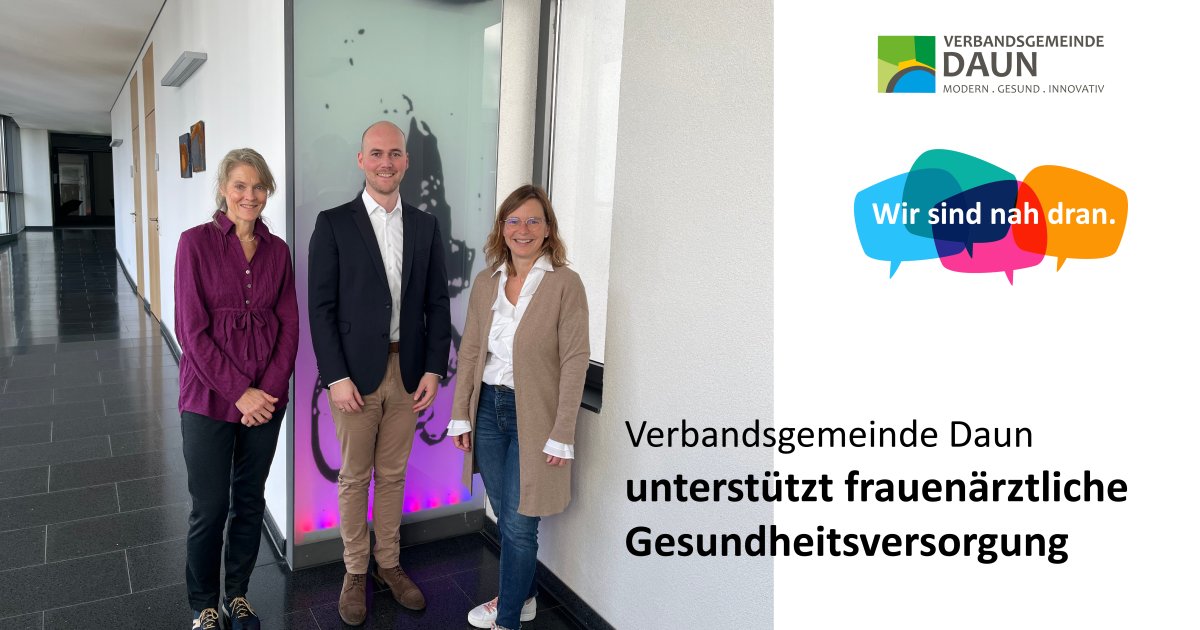 Verbandsgemeinde Daun unterstützt frauenärztliche Gesundheitsversorgung | Verbandsgemeinde Daun