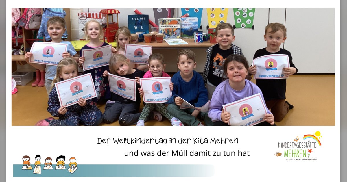 Weltkindertag in der Kita Mehren | Verbandsgemeinde Daun