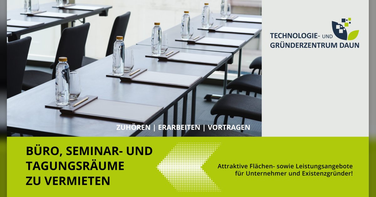 Büro-, Seminar- und Tagungsräume zu vermieten! | Verbandsgemeinde Daun