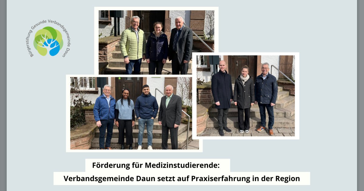 Förderung für Medizinstudierende | Verbandsgemeinde Daun