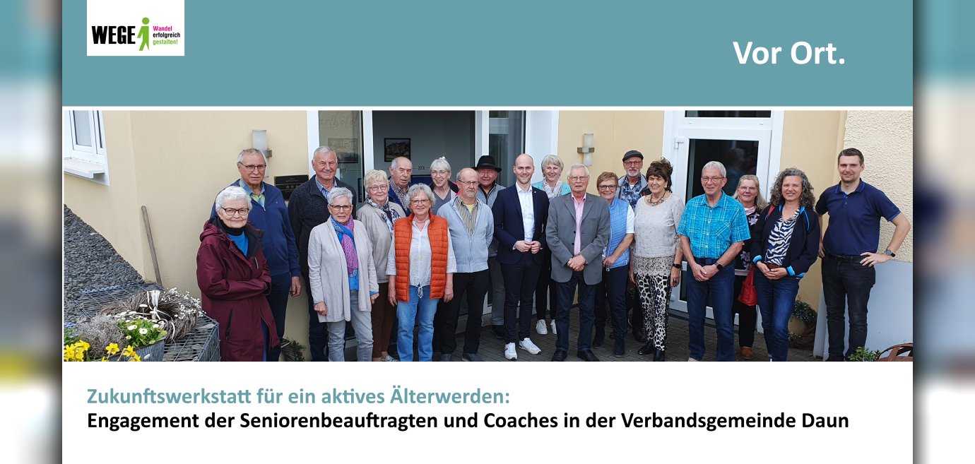 Zukunftswerkstatt für ein aktives Älterwerden | Verbandsgemeinde Daun