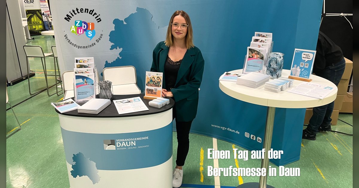 Einen Tag auf der Berufsmesse in Daun | Verbandsgemeinde Daun